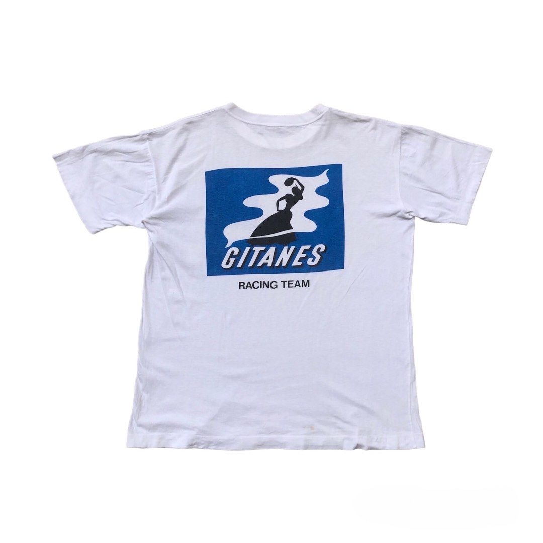 Vintage 1980s Gitanes Cigarettes Racing Team Tee, Men's Fashion, Tops ...