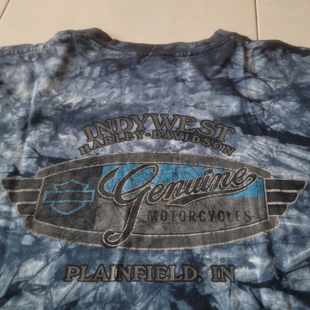 Vintage Indy West Harley Davidson Tie Dye Tee, Men's Fashion, Tops ...