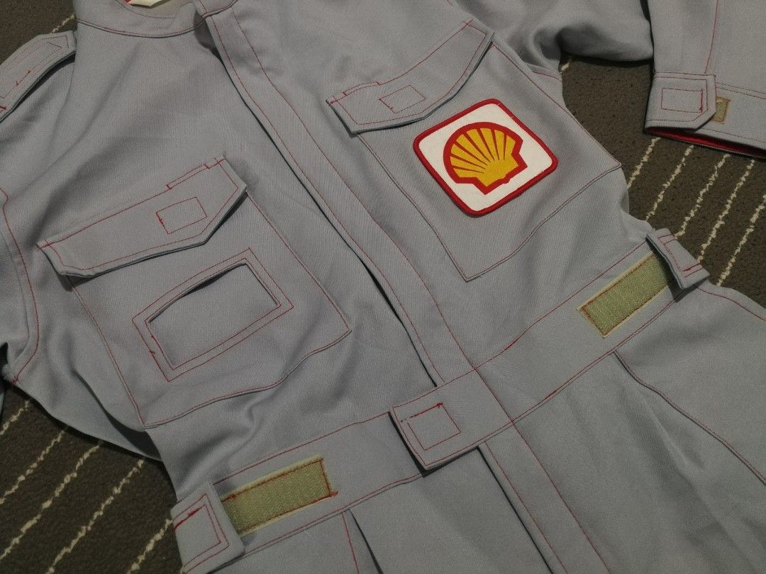 Vintage Shell COVERALL S code 7291, Men's Fashion, Bottoms, Trousers on ...