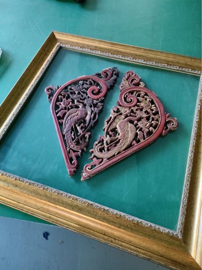 Vintage wooden carving frames, Furniture & Home Living, Home Decor ...