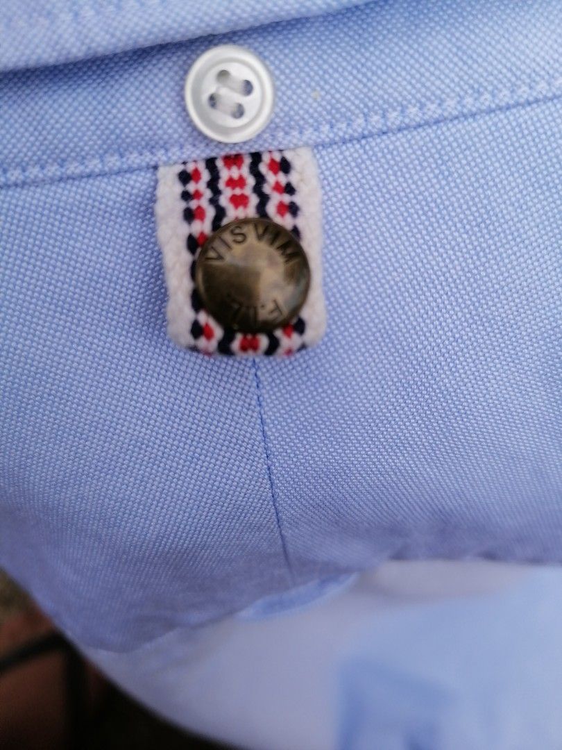 Visvim Fil Cubism button down polo on Carousell