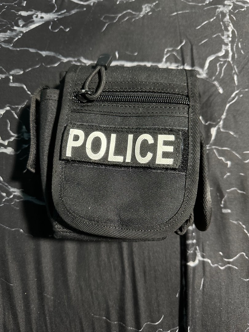 VOZUKO Tactical Police Badge Utility Pouch, Men's Fashion, Bags, Belt ...