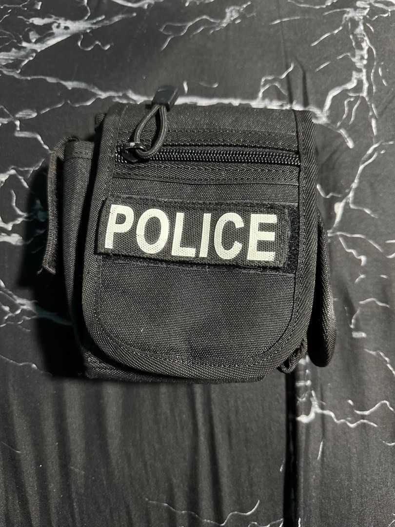 VOZUKO Tactical Police Badge Utility Pouch, Men's Fashion, Bags, Belt ...