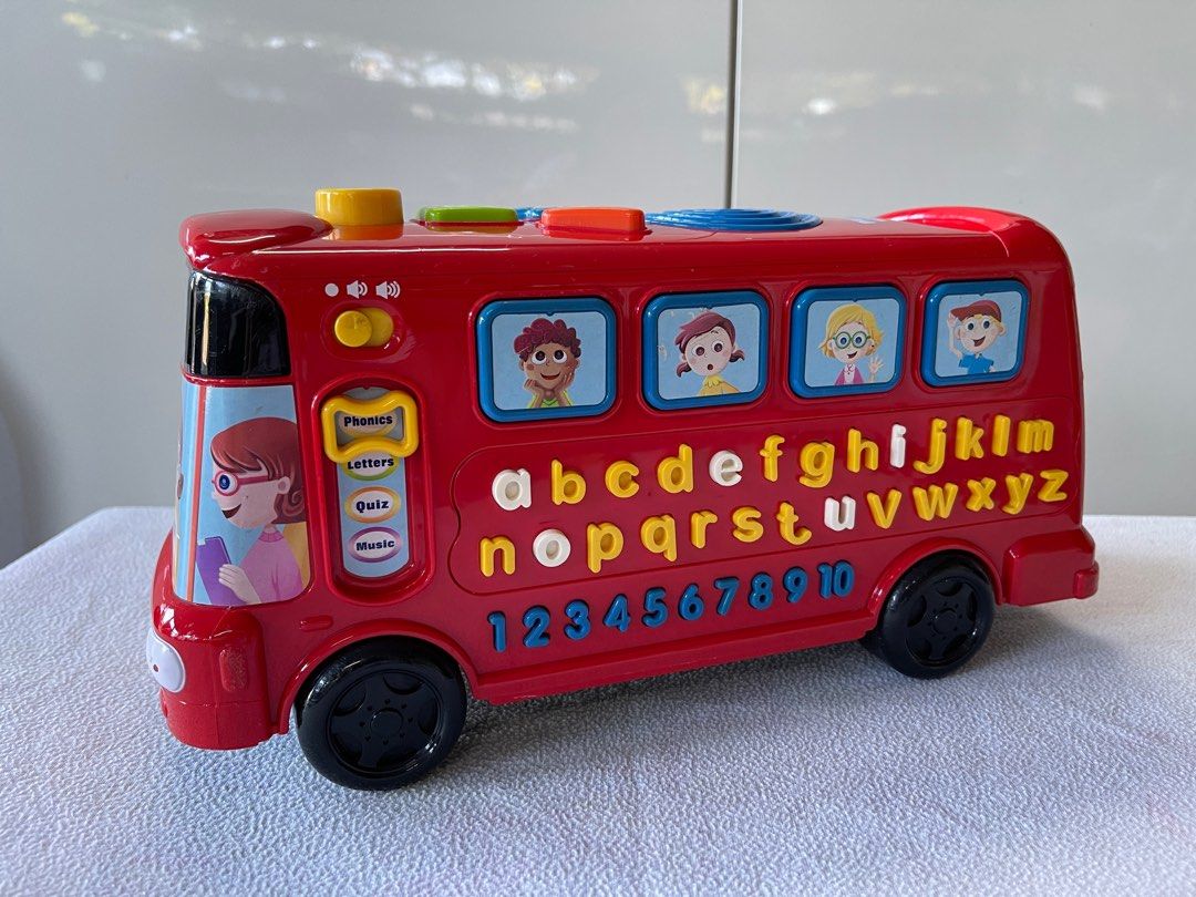 Vtech Playtime Bus with Phonics, Hobbies & Toys, Toys & Games on Carousell
