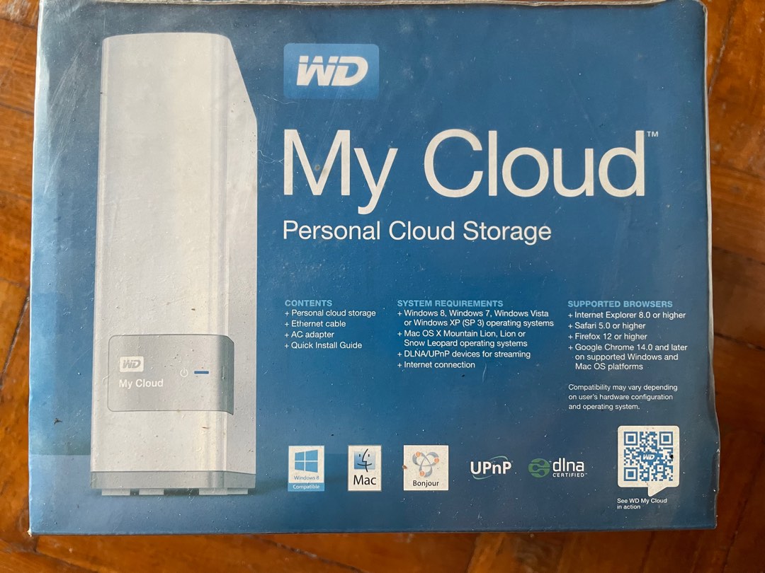 WD My Cloud 4TB storage, Computers & Tech, Office & Business Technology ...