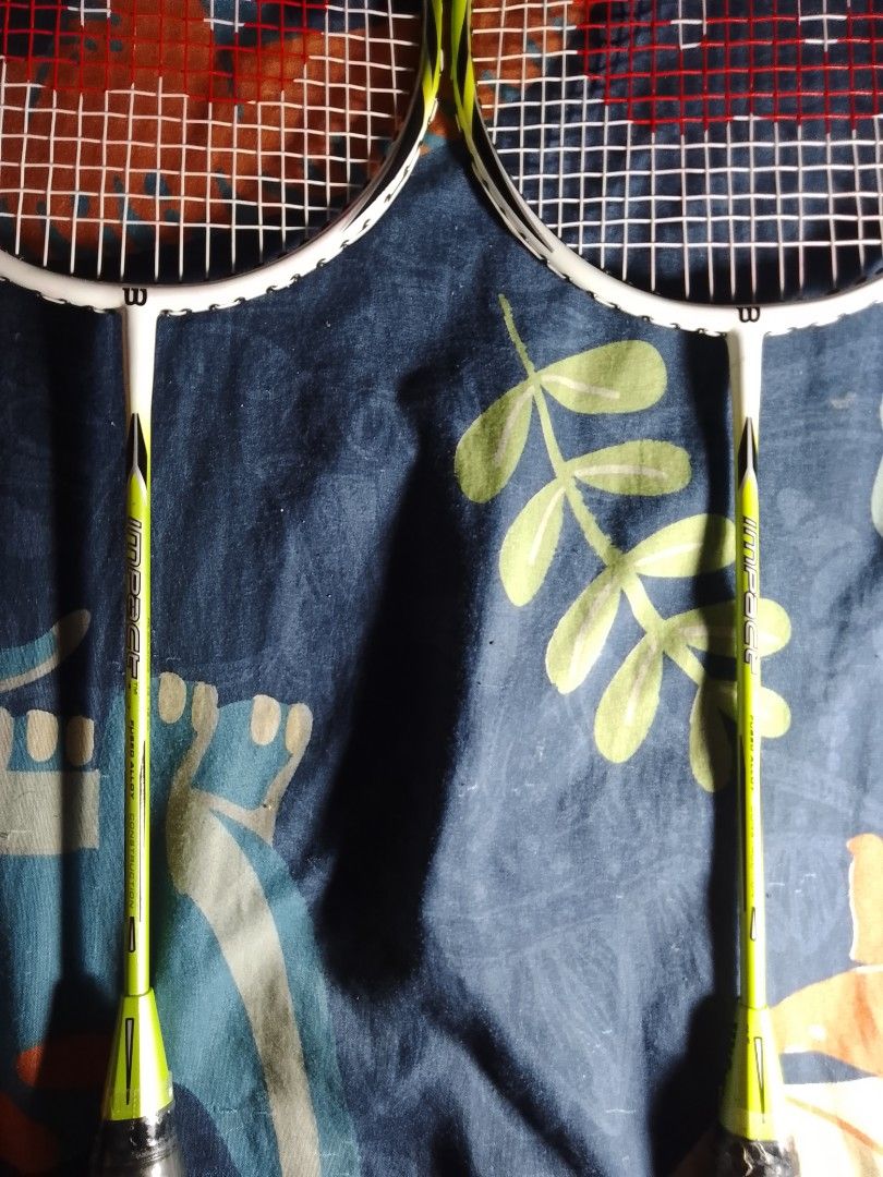 Wilson impact badminton racket, Sports Equipment, Sports & Games ...