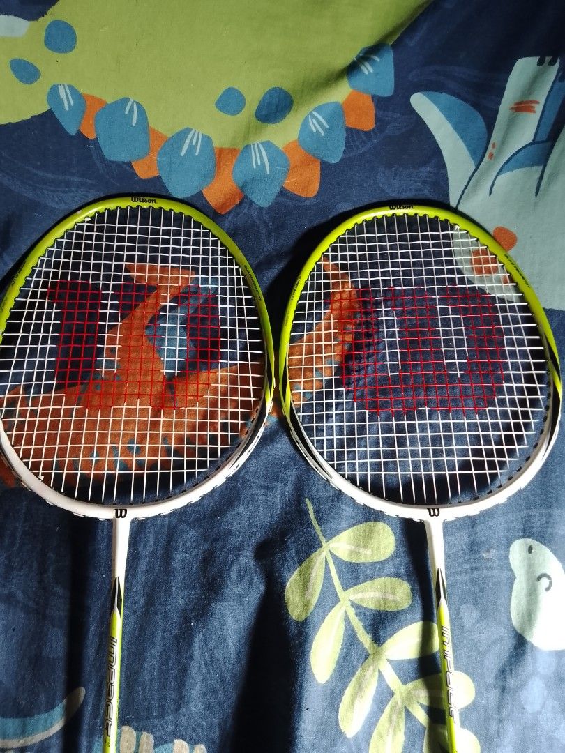 Wilson impact badminton racket, Sports Equipment, Sports & Games ...