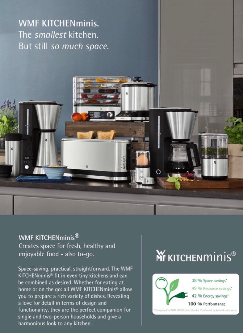WMF Kitchenminis Blender 0.8l, TV & Home Appliances, Kitchen Appliances ...