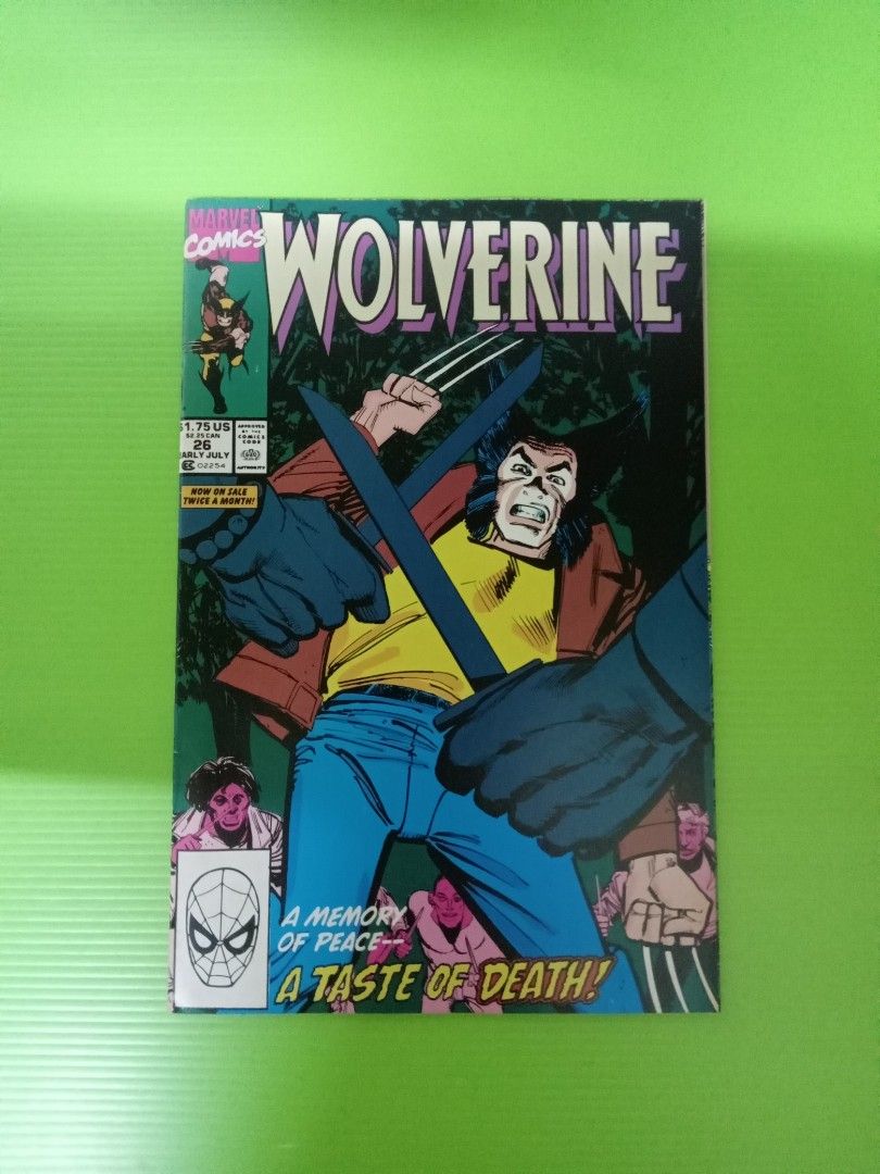 Wolverine #26 ( Klaus Janson - Cover Art ) Marvel Copper Age, Hobbies & Toys, Books & Magazines ...