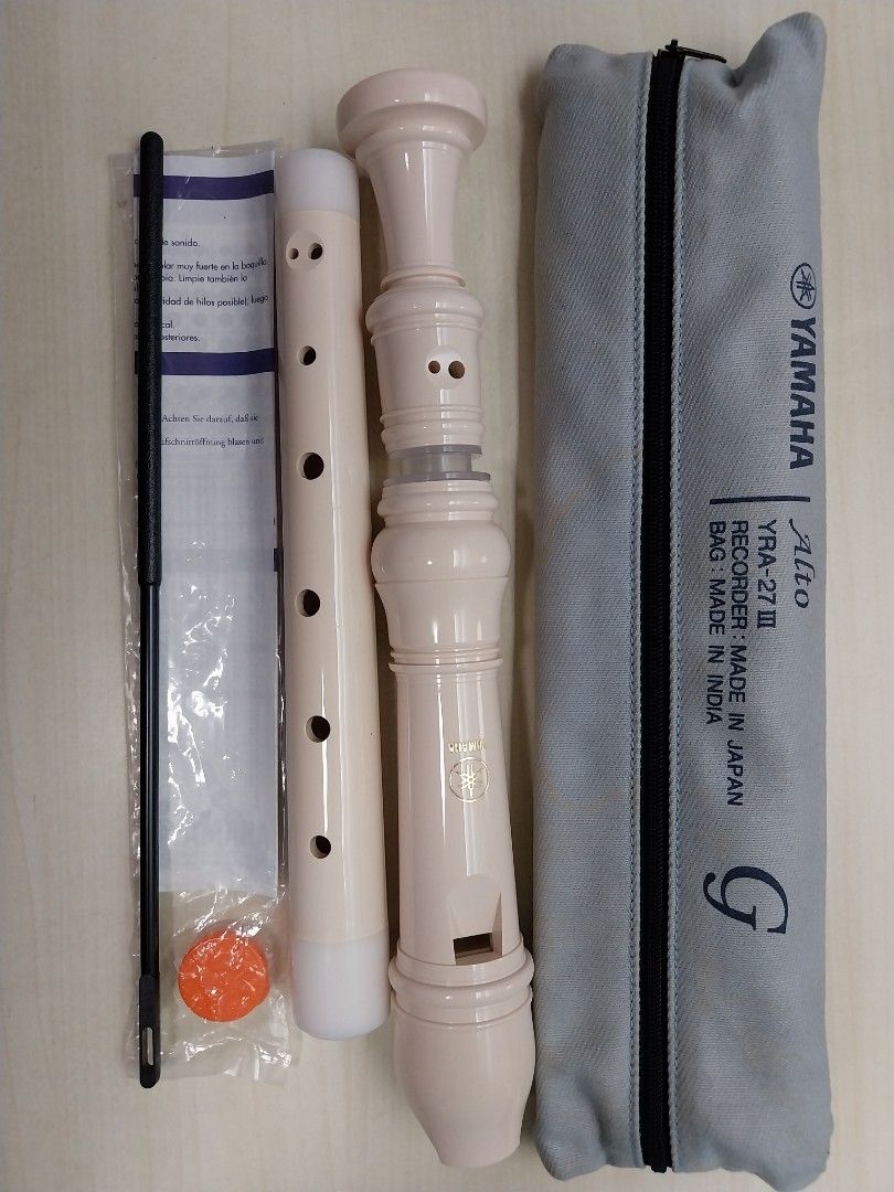 Yamaha Alto Recorder YRA-27iii German fingering, Hobbies & Toys, Music ...