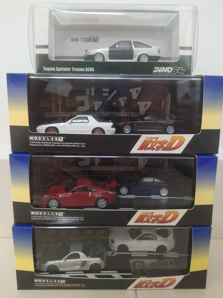 1/64 Modeler's Initial D diecast, Hobbies & Toys, Toys & Games on Carousell