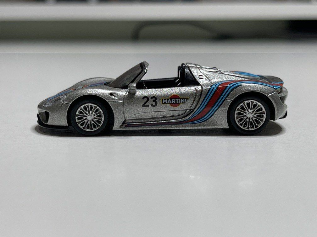 1/64 Schuco 918 Spyder Martini Silver, Hobbies & Toys, Toys & Games on ...