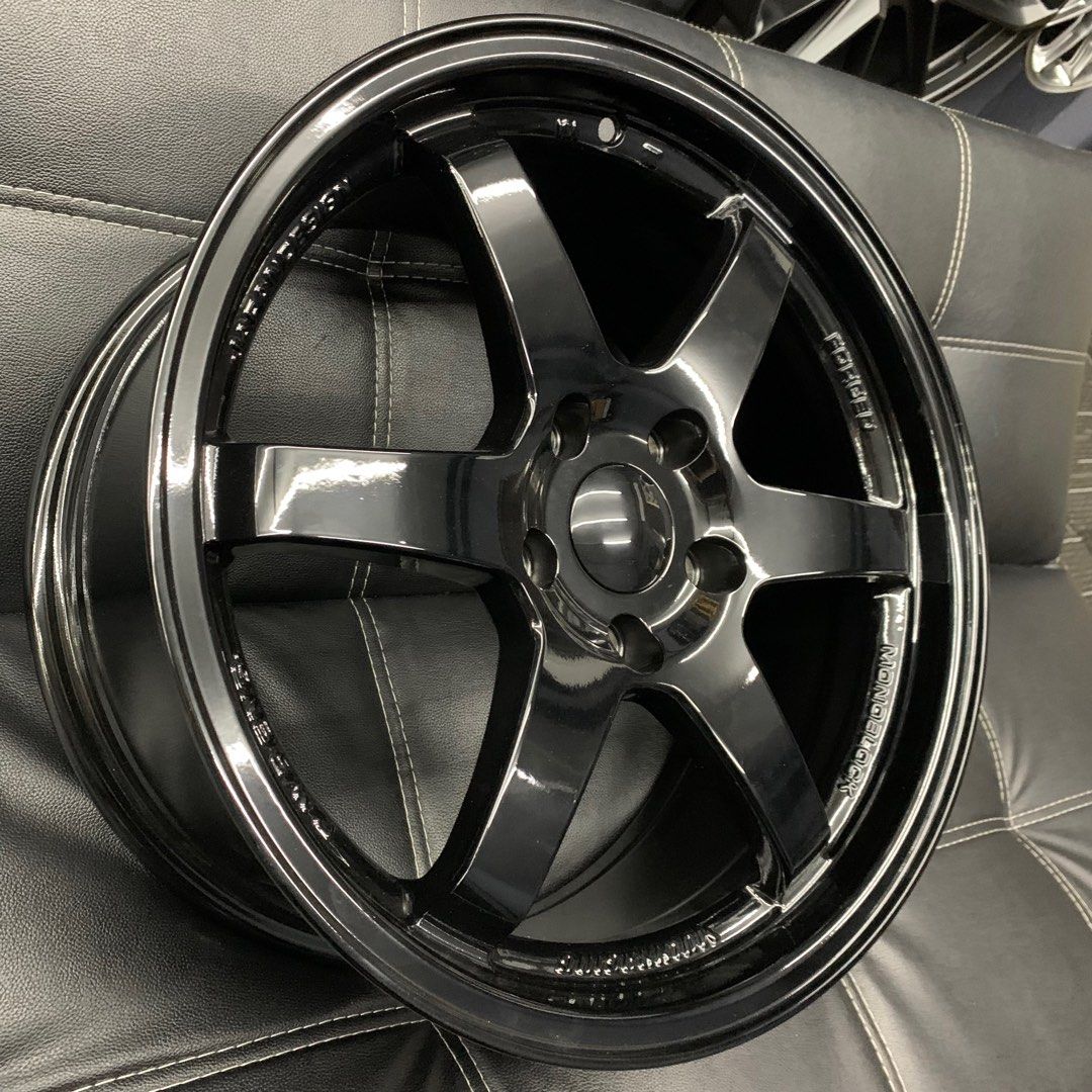 17" TE37 Designed Sport Rim 5x114.3, Car Accessories, Tyres & Rims on ...