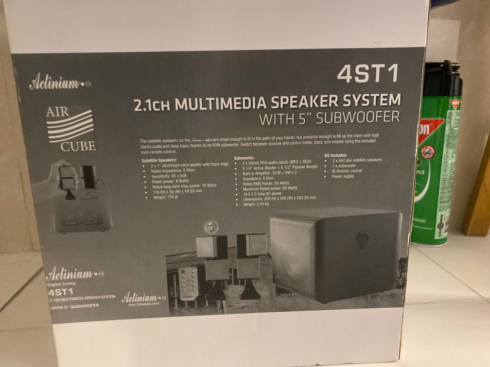 2.1 multimedia speaker system, Audio, Soundbars, Speakers & Amplifiers ...