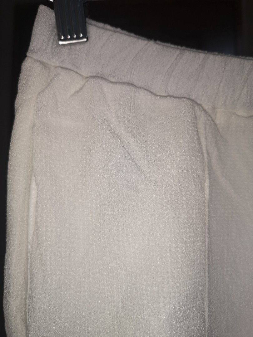 28" White Square Pants, Women's Fashion, Bottoms, Other Bottoms on ...