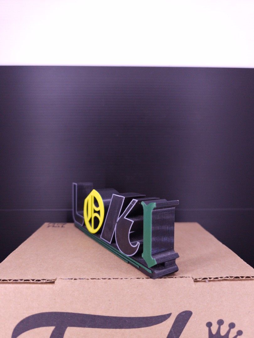 3D Sign Display - Marvel - Loki, Hobbies & Toys, Stationery & Craft ...