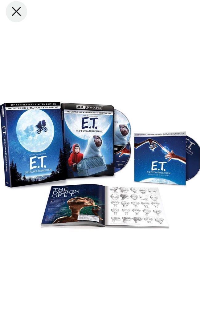 (4K)(Deluxe) E.T. Extra-Terrestrial ET 4K UHD Ultra HD Blu-ray bluray ...