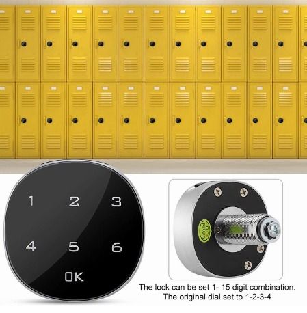 6 Digital / Finger Print Smart Keyless Digital Password Lock Touch ...