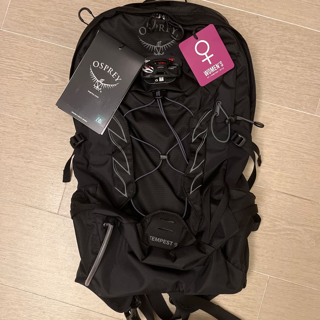 行山背包 全新背囊 Osprey Tempest 9, 女裝, 手袋及銀包, 背囊 - Carousell