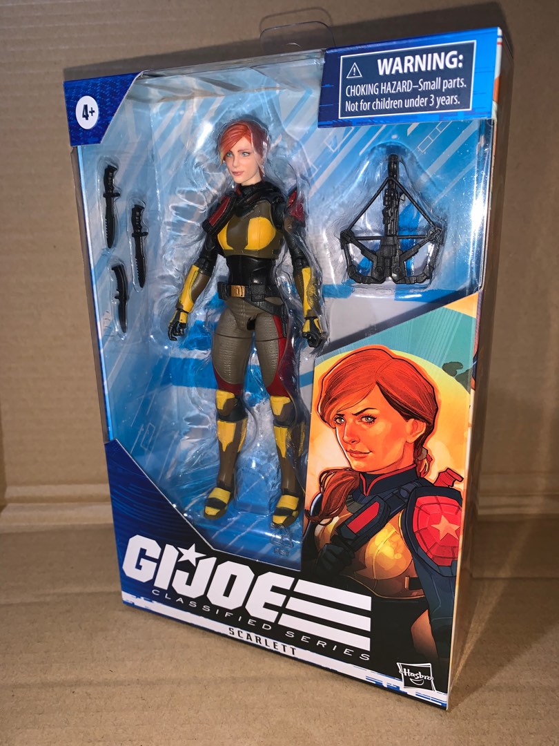 全新未開 Scarlet Hasbro GI JOE G.I. Joe Classified Series 05 Scarlet 義勇群英 ...