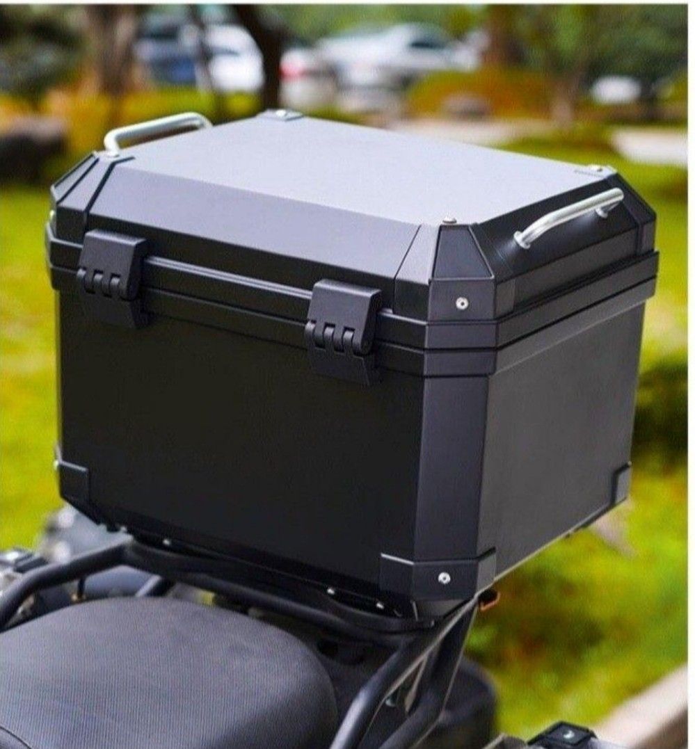 ABS Plastic Top Box 55L Lightweight, Motorcycles, Motorcycle ...