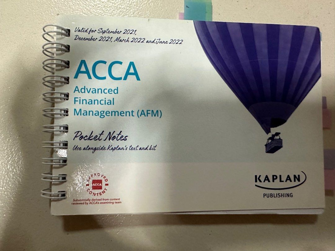 ACCA AFM Pocket Notes, Hobbies & Toys, Books & Magazines, Assessment ...