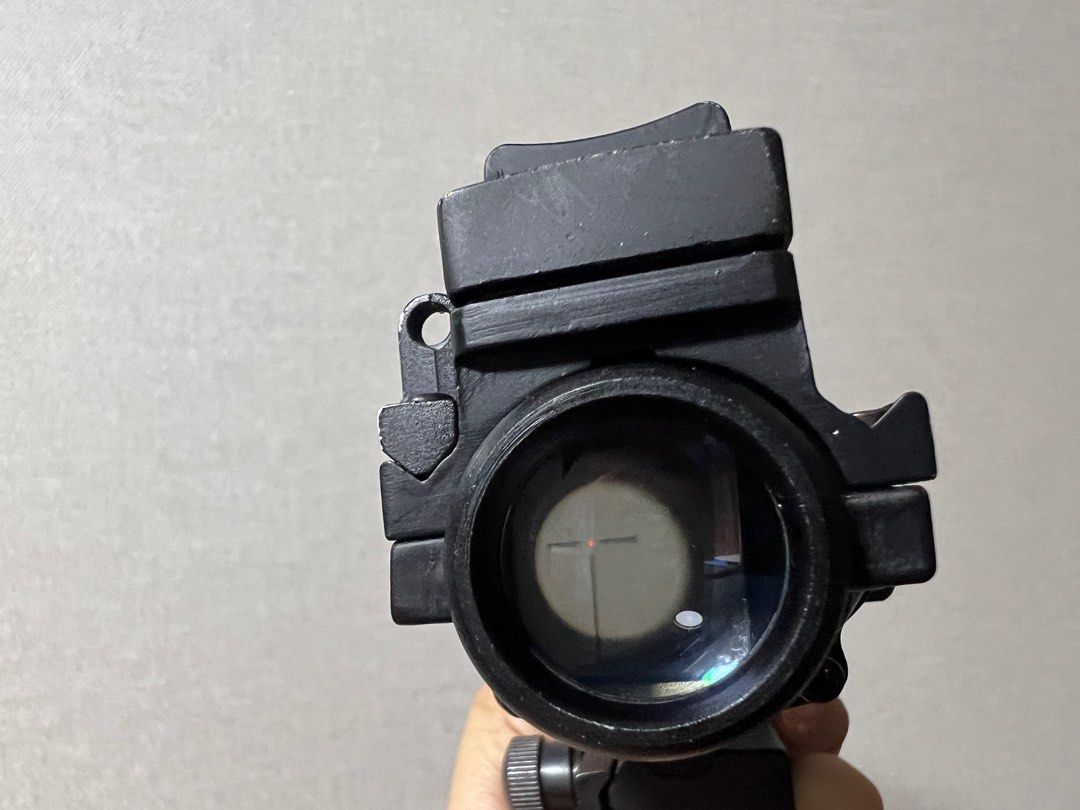 ACOG sight with RMR red dot nerf, Hobbies & Toys, Toys & Games on Carousell