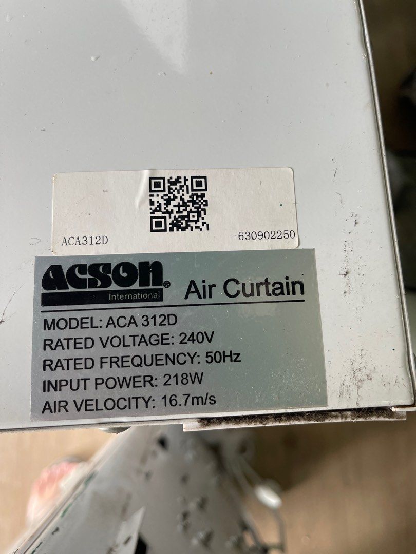 Acson air curtain model 312D, Looking For on Carousell