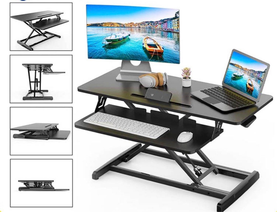 Adjustable Tabletop Standing Desk on Carousell