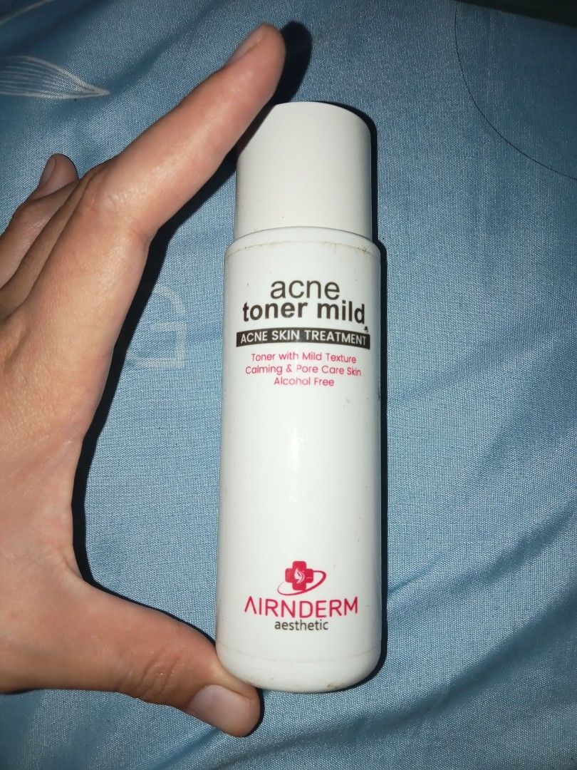 Airnderm acne toner mild, Kesehatan & Kecantikan, Kulit, Sabun & Tubuh ...