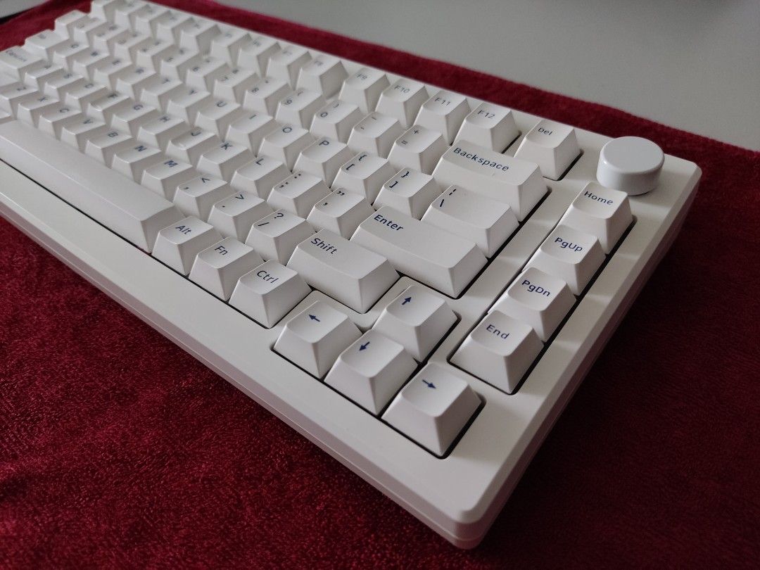 [Jelly Epoch sound signature] Classic clean vintage white 75 layout ...