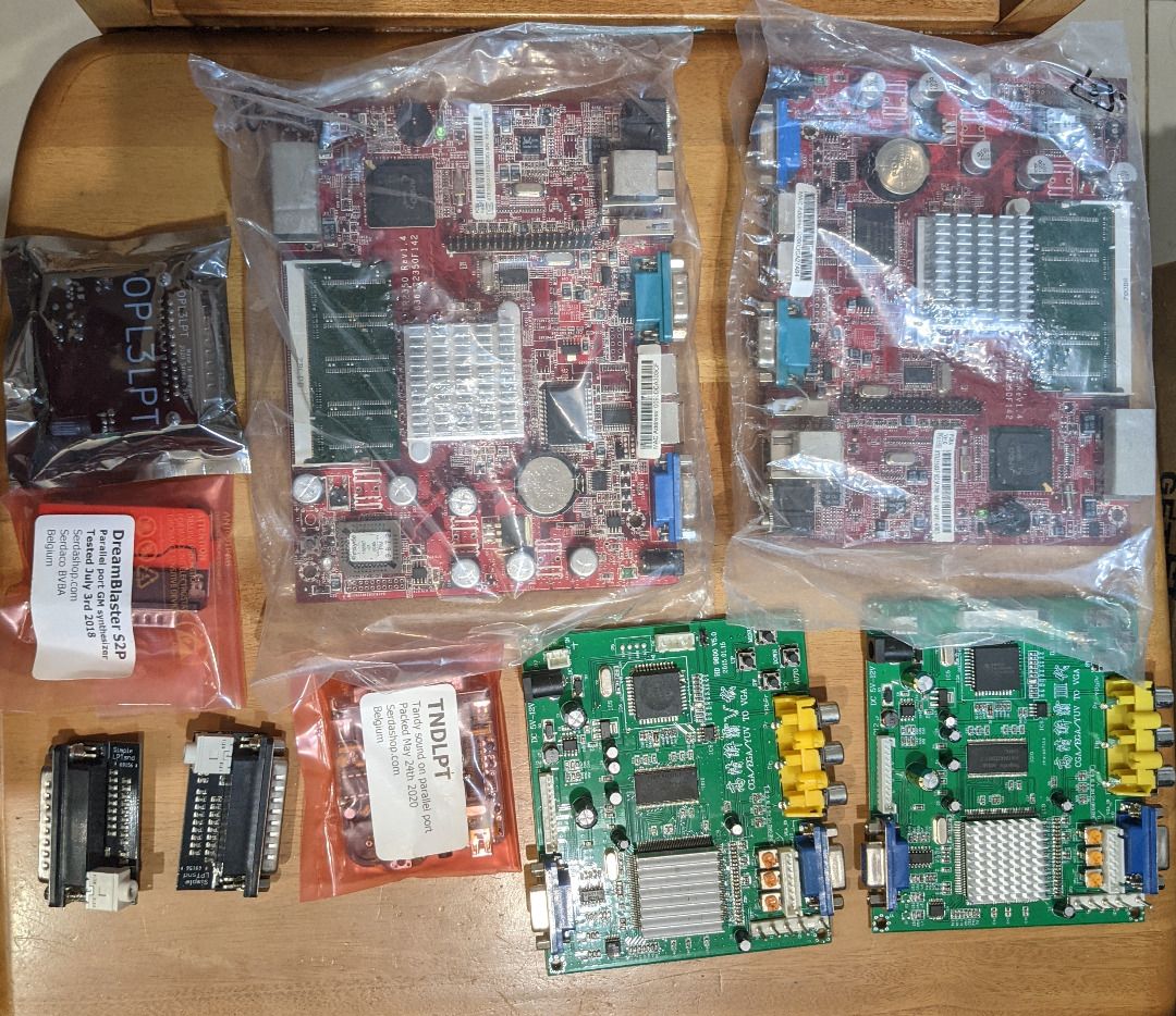 AMD Geode LX TR2350 motherboard, CGA/EGA/YUV to VGA Adapter Card ...