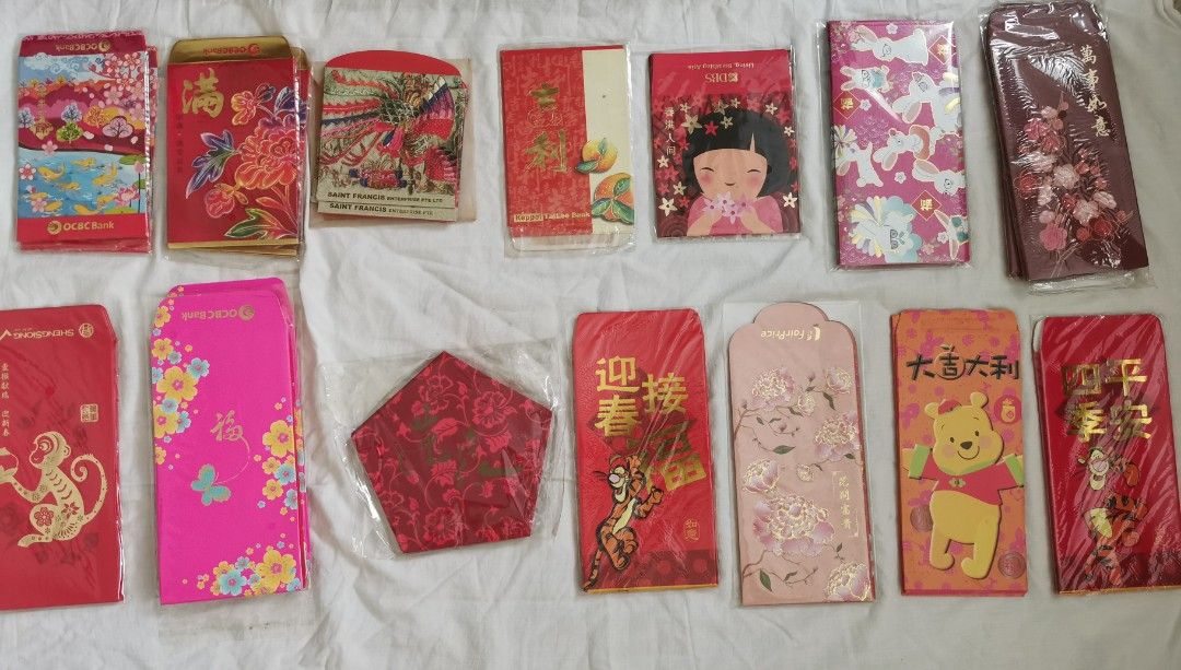 Ang bao collection 60+ types! Hongbao, red packets, Hobbies & Toys ...