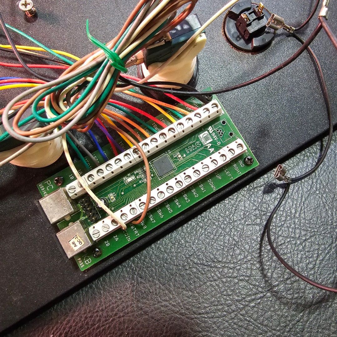 Arcade Sanwa joystick buttons with ipac controller, Video Gaming ...