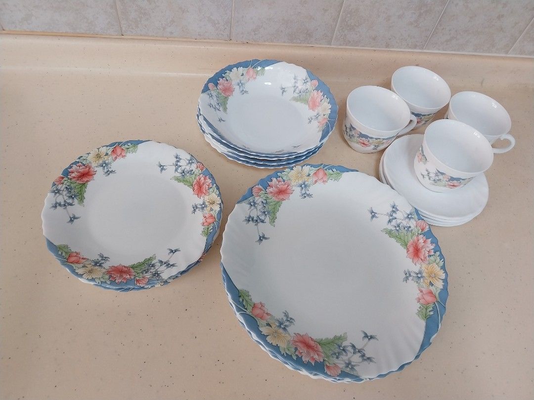 Arcopal Dinner Set, Furniture & Home Living, Kitchenware & Tableware ...