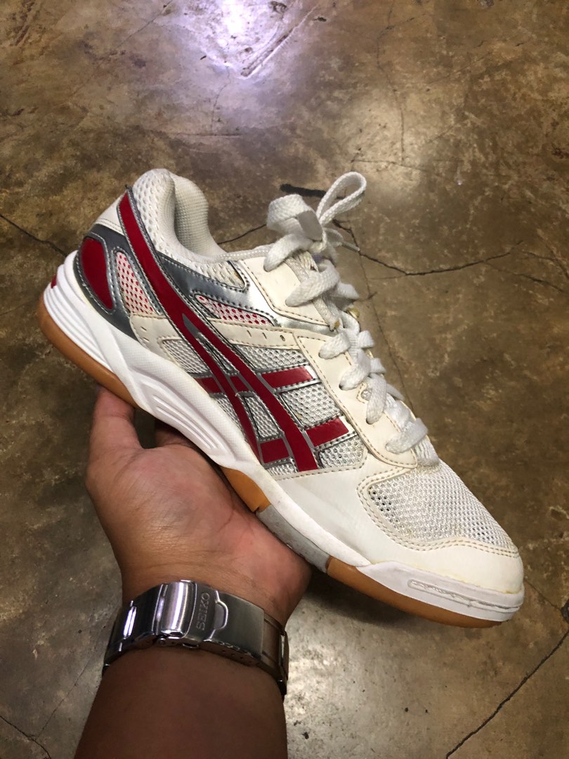 Asics Rote Rivre FL 5 Indoor Badminton Table Tennis, Women's Fashion ...