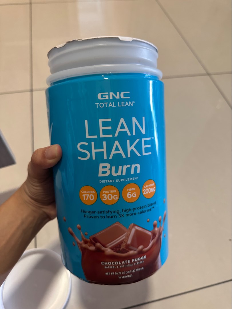 AUTHENTIC BNWT GNC LEAN SHAKE BURN PROTEIN SHAKE, Health & Nutrition, Health Supplements, Sports ...