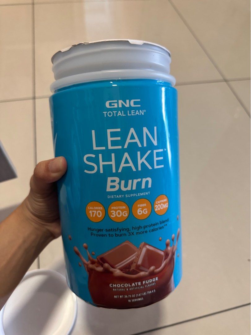 AUTHENTIC BNWT GNC LEAN SHAKE BURN PROTEIN SHAKE, Health & Nutrition ...