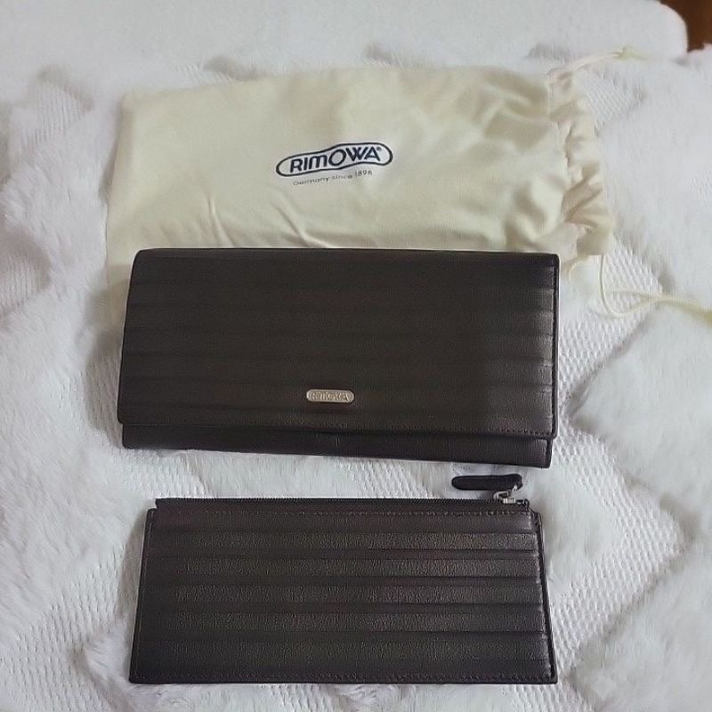 AUTHENTIC RIMOWA LONG WALLET WITH COIN PURSE, Luxury, Bags & Wallets on ...