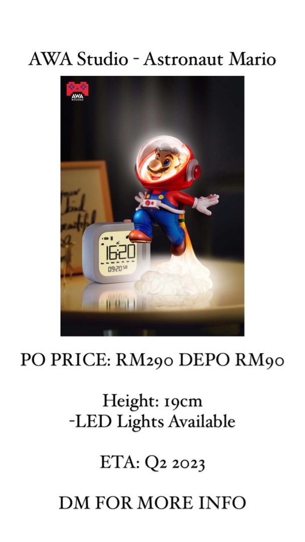 AWA Studio - Astronaut Mario, Hobbies & Toys, Toys & Games on Carousell