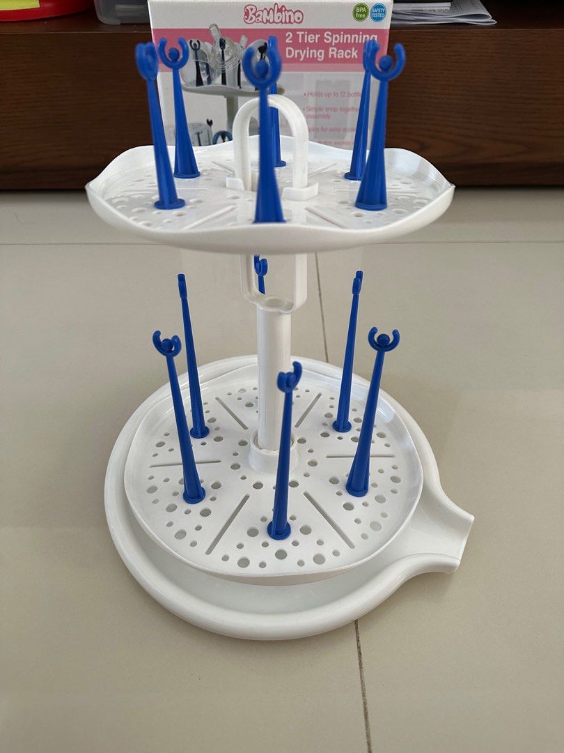 Bambino 2 tier spinning drying rack, Babies & Kids, Nursing & Feeding ...