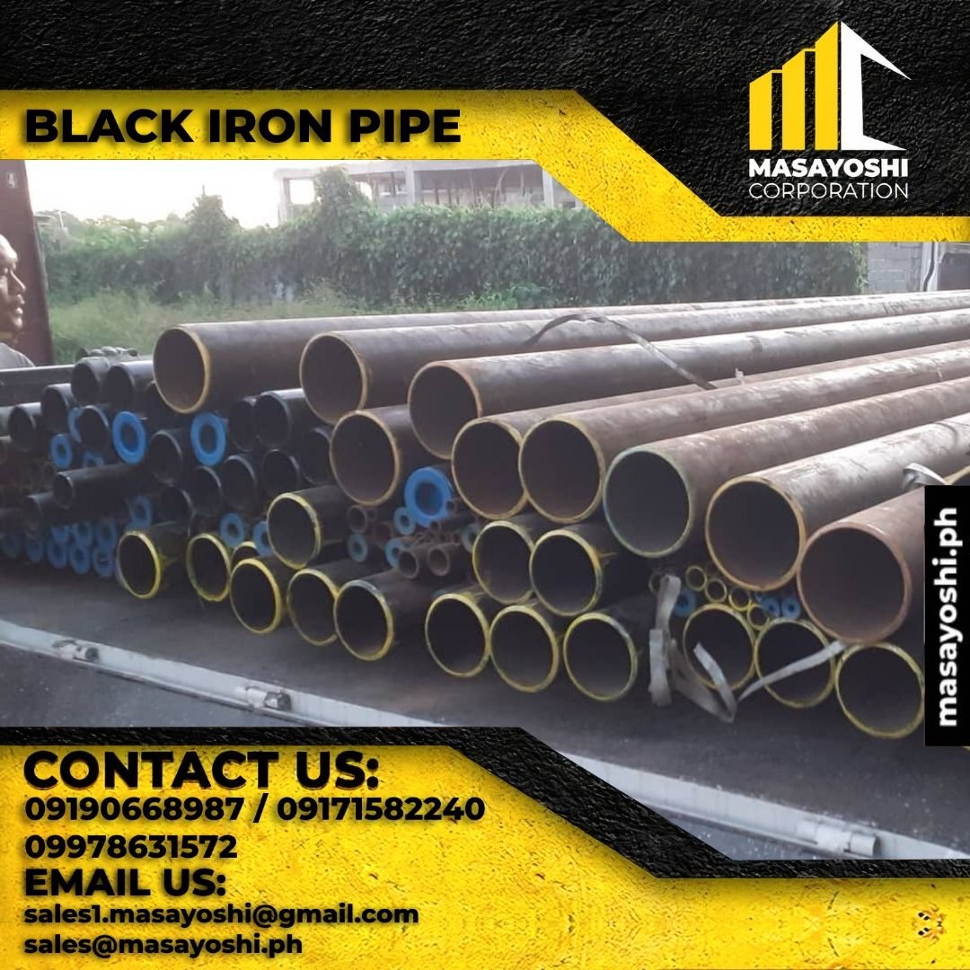 BI Pipes Schedule 20, Steel Pipe, Fence Tube, Black Iron Pipes, B.I ...