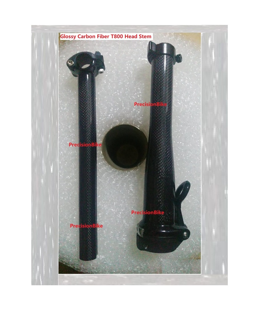 Bicycle Carbon Fiber Quick Release Head Folding Stem Adjustable ...