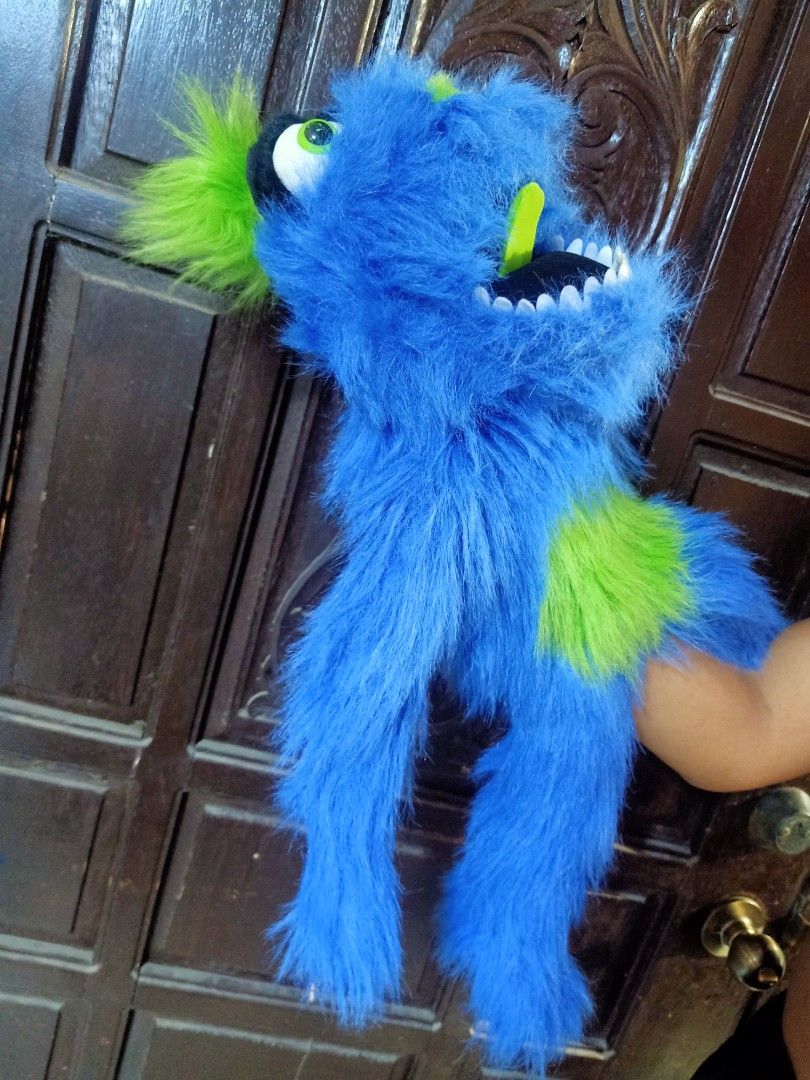 BIG SIZE BLUE MONSTER HAND PUPPET, Hobbies & Toys, Toys & Games on ...