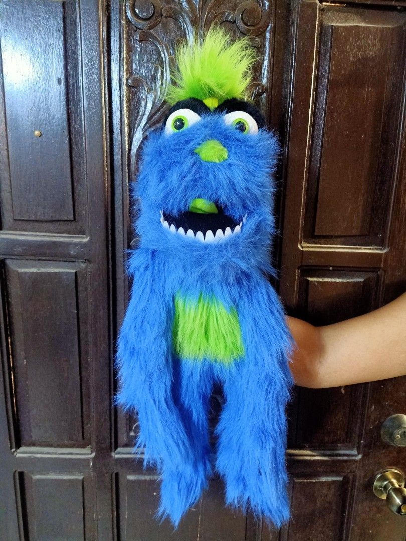 BIG SIZE BLUE MONSTER HAND PUPPET, Hobbies & Toys, Toys & Games on ...
