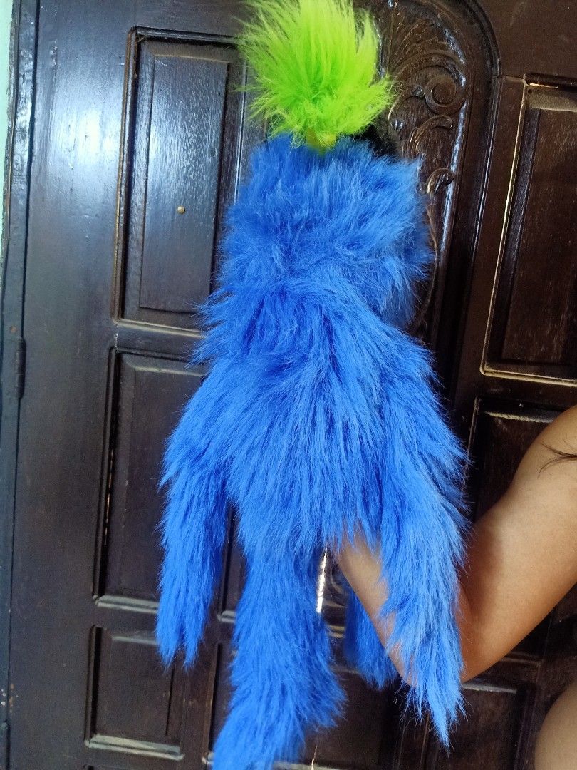 BIG SIZE BLUE MONSTER HAND PUPPET, Hobbies & Toys, Toys & Games on ...