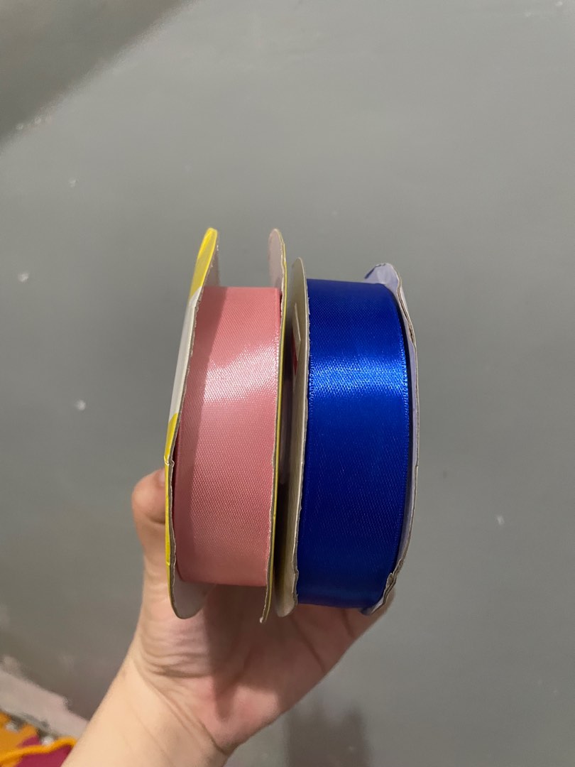Blue and Pink Ribbons on Carousell