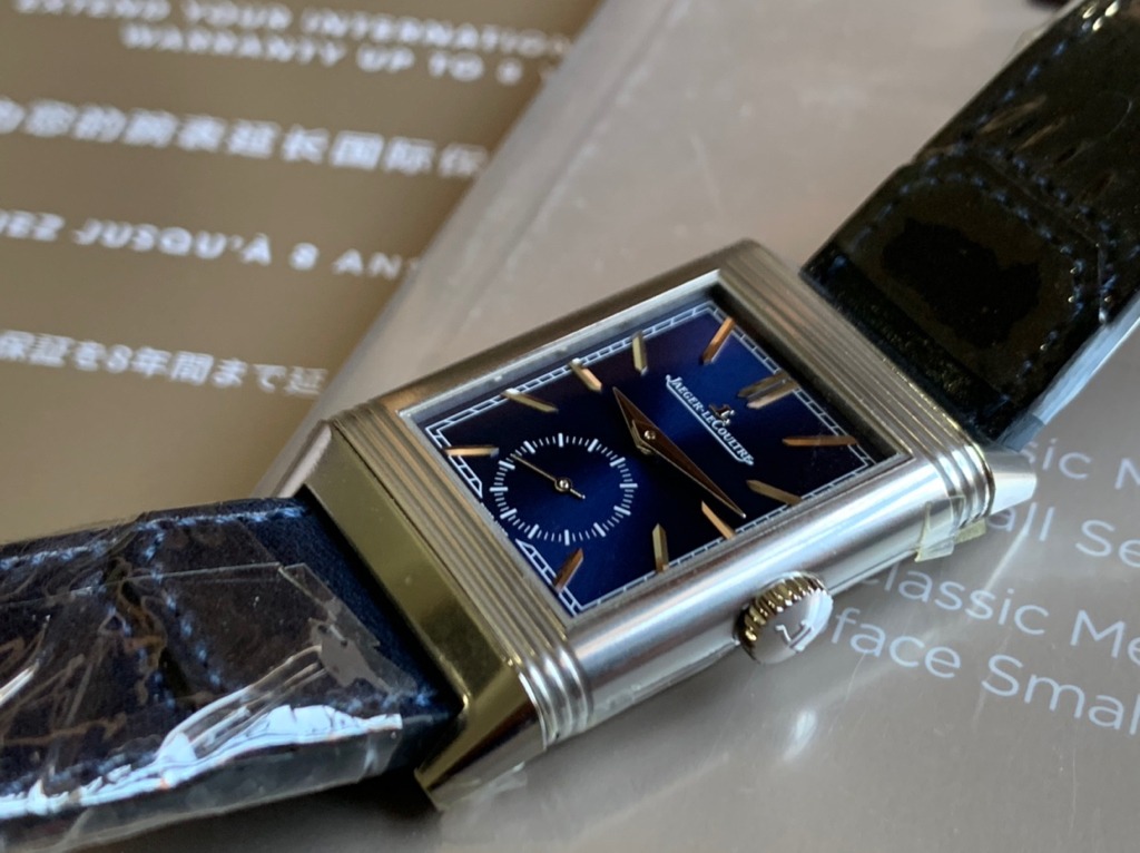 Bnib JLC Reverso tribute blue, Luxury, Watches on Carousell