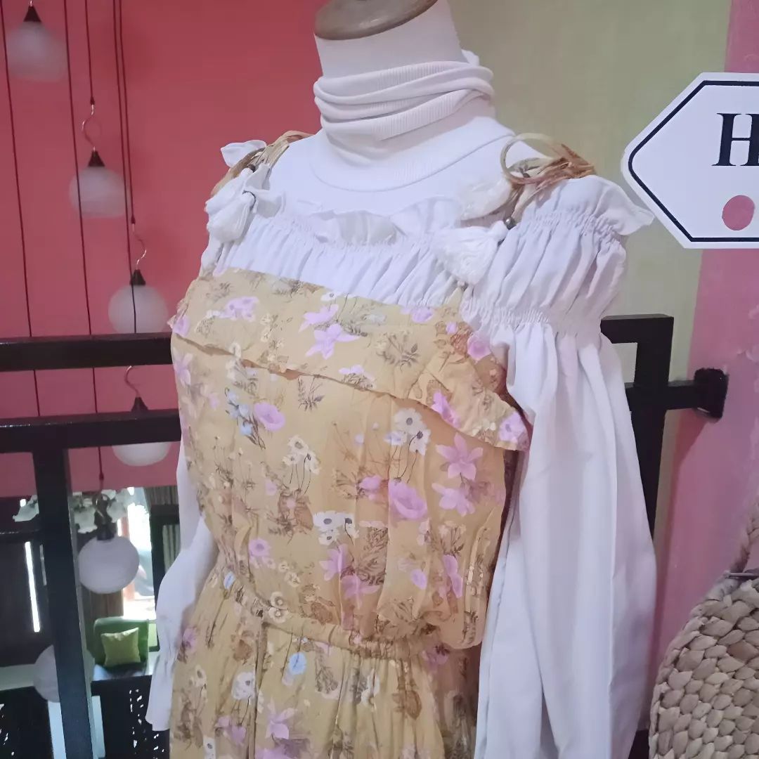 Bohemian Dress, Fesyen Wanita, Pakaian Wanita, Gaun & Rok di Carousell