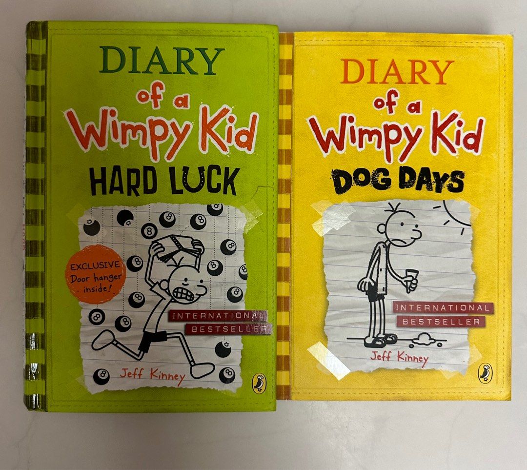 *Book report* Diary Of A Wimpy Kid, 興趣及遊戲, 書本 & 文具, 小朋友書 - Carousell
